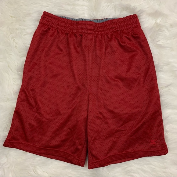 STARTER | Shorts | Starter Red Athletic Basketball Shorts | Poshmark